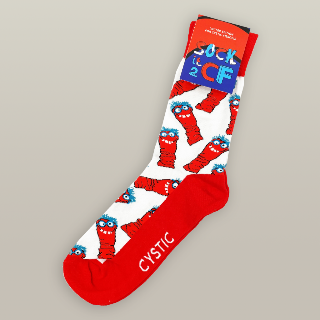 Sock It 2 CF Socks – 1 Pair Adults (Print) | Cystic Fibrosis WA