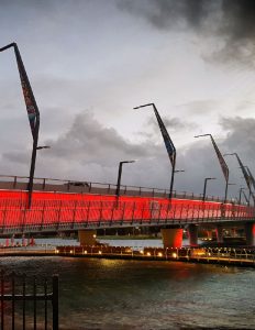 WA Landmarks Lighting Up Red for 65 Roses Day | Cystic Fibrosis WA